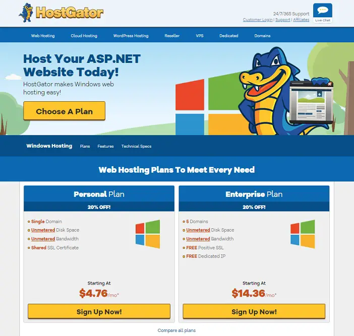 HostGator Windows Hosting Review 2022 (Real Uptime Records + Speed Test ... HostGator Windows Hosting Review 2022 (Real Uptime Records + Speed Test ...