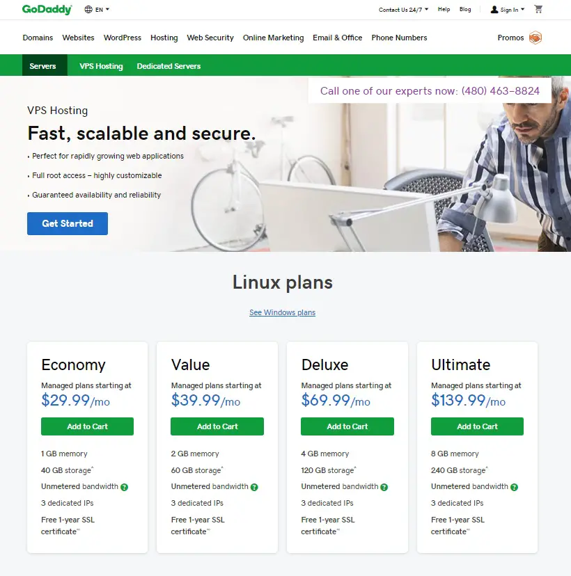 GoDaddy VPS Hosting Review 2022 (Economy, Value, Deluxe and Ultimate ... GoDaddy VPS Hosting Review 2022 (Economy, Value, Deluxe and Ultimate ...